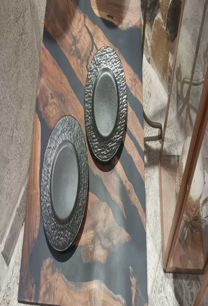 Black Lava Plate – Paradiso Home